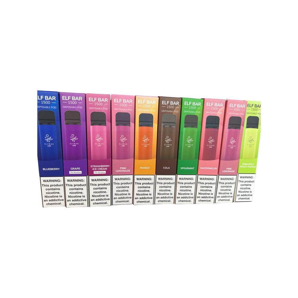 Experience 1500 Puffs With Elf Bar Disposable Vape Kit